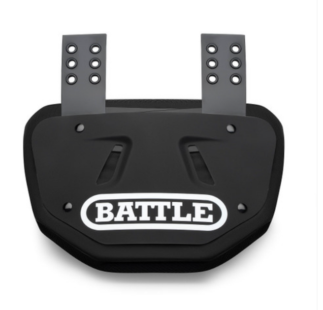 Battle Back Bone Black Back Plate - Adult or Youth – Football Depot