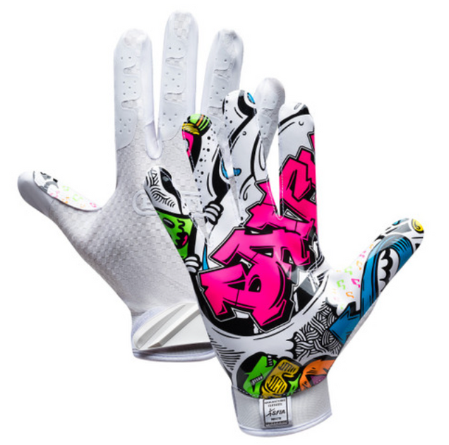 Palm Print "Graffiti" Receivers Gloves – Football Depot
